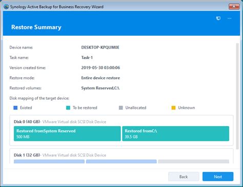 Synology Active Backup For Business Recovery Wizard Synology