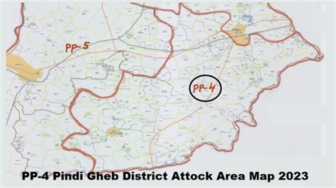 Pp 4 Attock Delimitation Halqabandi Area Map Election 2023