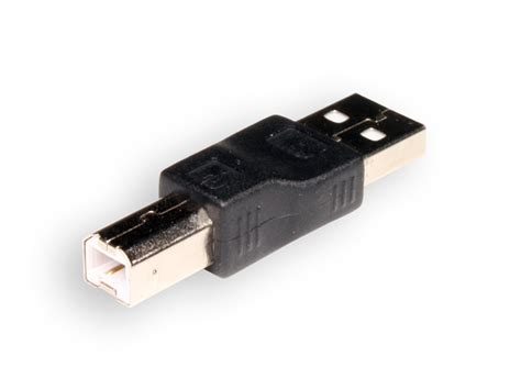 Conector Adaptador USB A Macho USB B Macho USBAM BM