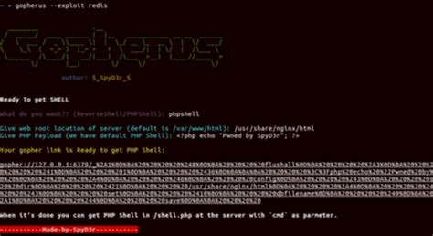 Gopherus On Offsec Tools