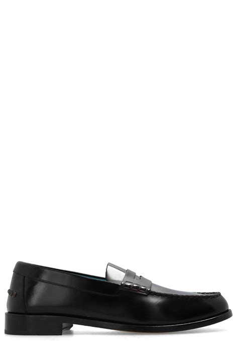 Paul Smith Lido Leather Loafers In Black For Men Lyst
