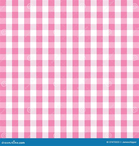 Pink Gingham Background Vector Illustration Cartoondealer