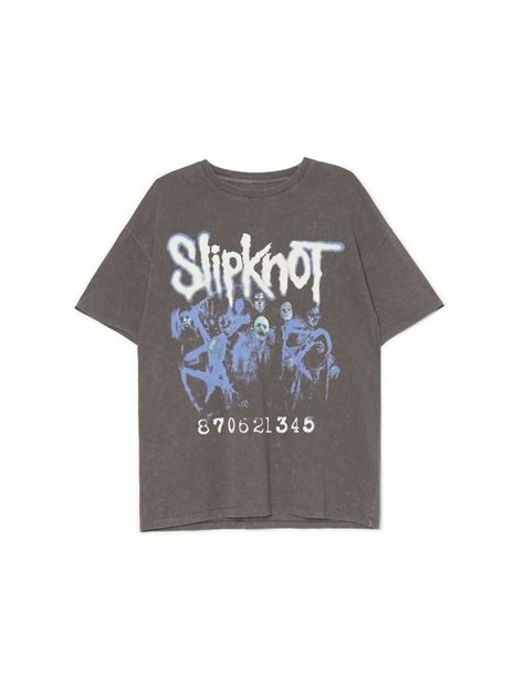Футболка з принтом Slipknot Колір темно сірий Cropp 2349w 90m