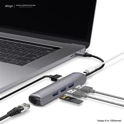 In Ethernet HDMI Multi Hub USB C Usb Apple Accessories Hdmi