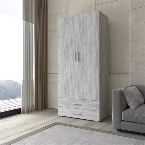 Купити Шафа розпашна з трубою та шухлядами для одягу St0002 ціна фото Moreli