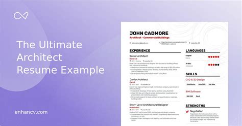 TOP Architect Resume Examples Samples For Enhancv Com