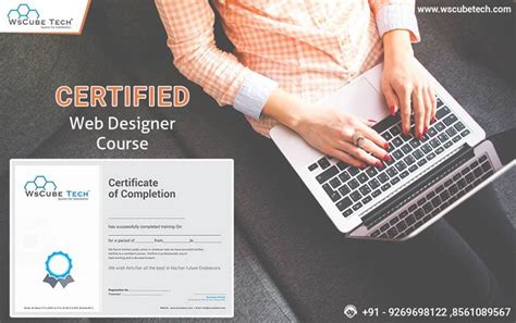 Certification In Websitedesigning At Wscube Tech 100 Placement Live