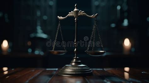 Libra Scales Of Justice Law Legal System Crime Concept Stock