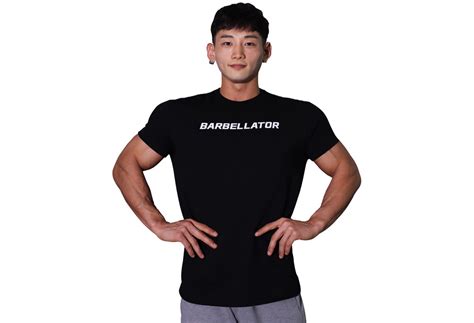 바벨라토르 남자 머슬핏 반팔 어깨넓어보이는 티셔츠 더블코튼ver 바벨라토르