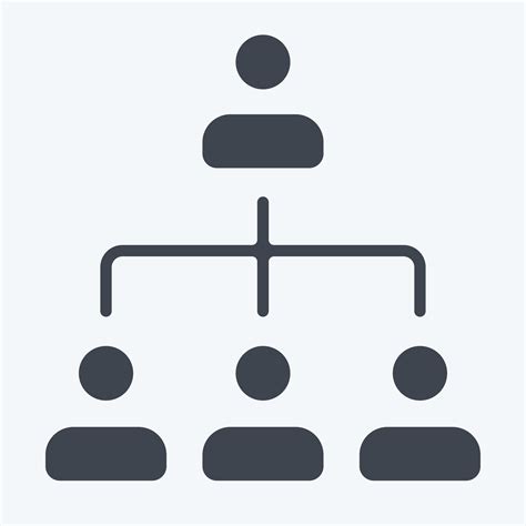 Icon Organization Related To Business Analysis Symbol Glyph Style