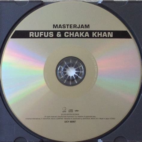 Masterjam De Rufus And Chaka Khan Cd Chez Deejaylolo Ref119244907