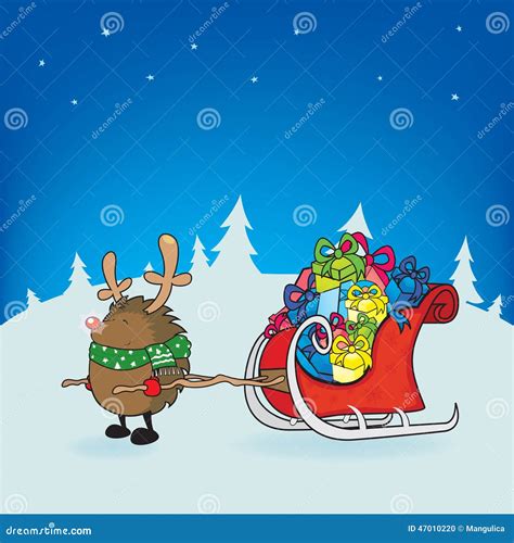 Rudolph Red Nosed Reindeer Stock Illustration 28536598