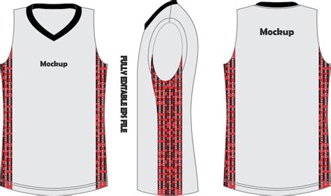 클럽을 위한 농구 저지 디자인 프리미엄 벡터