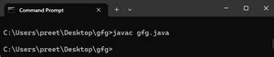 How To Run Java Program Geeksforgeeks