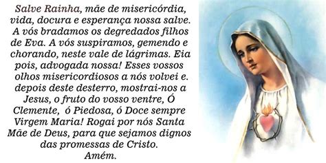 Oração Salve Rainha Mãe de Deus e da Misericórdia