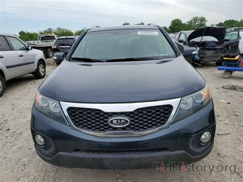 Report 5XYKTDA65CG274996 KIA SORENTO 2012 BLUE GAS Price And Damage