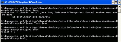 Java Throw Built In Exception