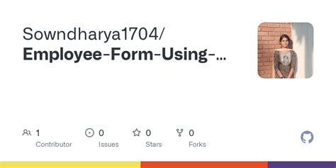 Github Sowndharya1704employee Form Using Reactjs