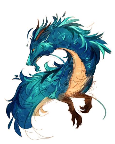 Jasmine C On Instagram “more Of My Dragon Character Fantasyart Easterndragon Digitalsketch