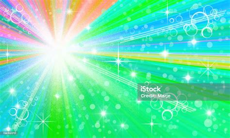 파스텔 색상의 폭발버스트 플래시 오브 라이트 미래지향적 배경 주제에 대한 스톡 벡터 아트 및 기타 이미지 배경 주제 다중 색상 배경 광선 Istock