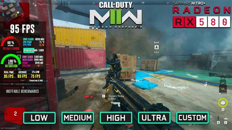 Call Of Duty Modern Warfare II RX Ryzen G All Settings Tested Multiplayer YouTube