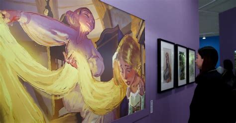 오묘한 분위기의 라푼젤 그림