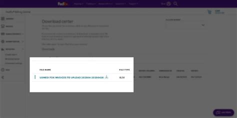 How To Download Fedex Invoice Data Threecolts