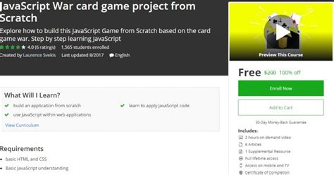Off Javascript War Card Game Project From Scratch Worth