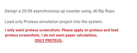 Solved Design A 20 59 Asynchronous Up Counter Using JK Flip Chegg Com