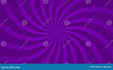 Abstract Animation Loop Background Spiral Lines Rotate In Purple Cartoon Comic Style Stock Video