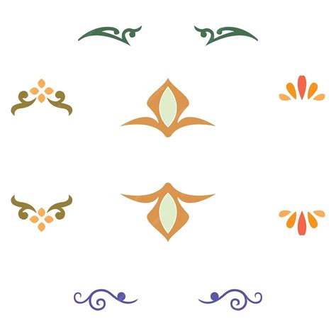 Premium Vector Vintage Floral Calligraphic Floral Vignette Scroll