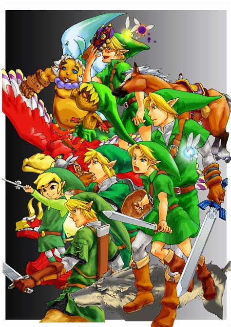 The Legend Of Zelda Link 「歴代リンク」「こご」の漫画 Pixiv 01 イラスト ゼルダの