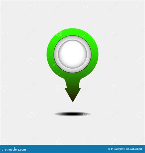 Map Pointer Icon Grey Background Vector Illustration Stock Vector Illustration Of Location