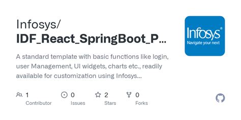Github Infosysidfreactspringbootpostgresql A Standard Template