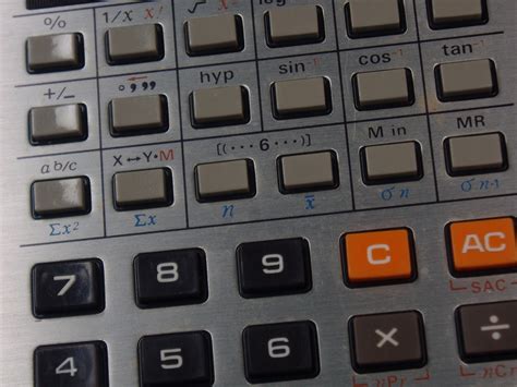 Vintage Calculator Museum Vintage Casio Fx 120 10 Digit Scientific Calculator With Green Vfd