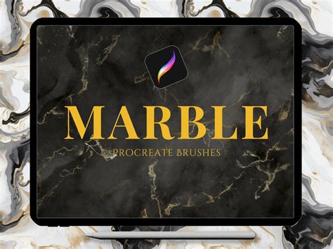 Procreate Marble Brushes Abstract Ink Brush Procreate Marble Texture Brushset Etsy