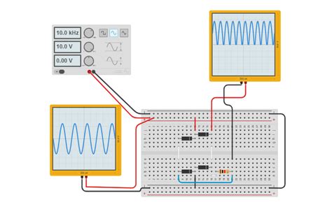 Circuit Design 전파 정류 회로 Tinkercad