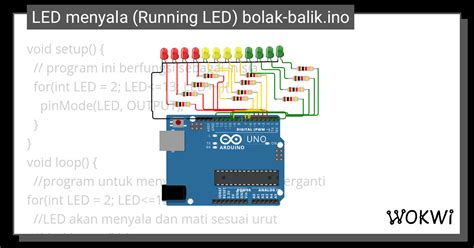 led menyala running led bolak o copy 2 wokwi esp32 stm32