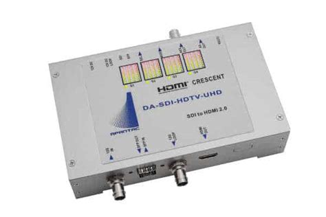 DA SDI HDTV UHD 12G SDI To HDMI 2 0 Converter VidOvation Corporation