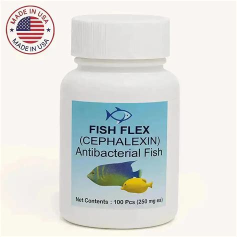 Fish Aid Cephalexin 250 Mg 100 Capsules Fish Antibiotics Thefishaid