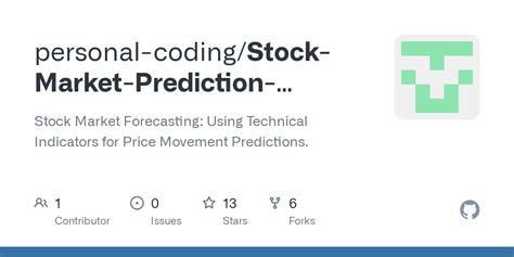 Github Personal Codingstock Market Prediction Forecasting Price