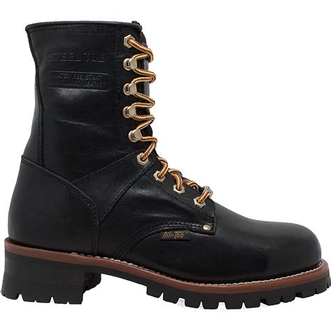 Adtec Men S Full Grain Steel Toe Logger Boots Academy