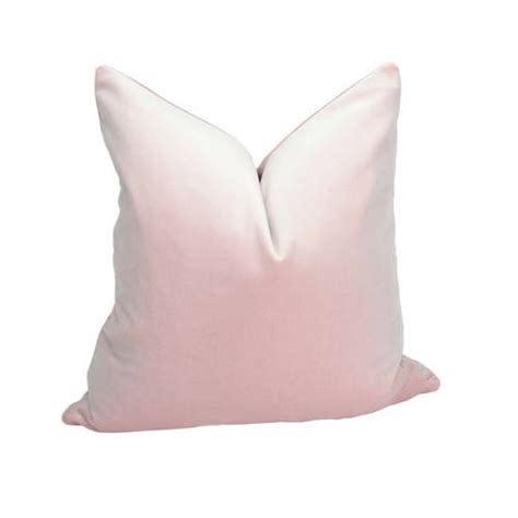 Blush Velvet Pillow Cover Blush Pink Velvet Cushion Case Etsy