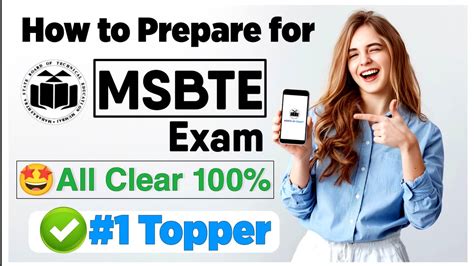 How To Prepare For Msbte Exam Fast All Clear 100 And Msbte Topper Tips