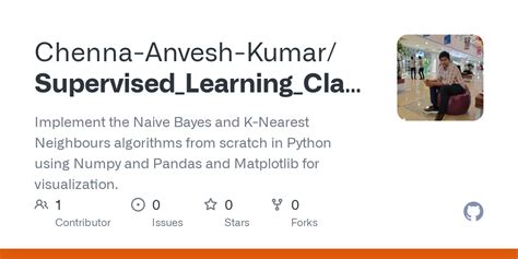 github chenna anvesh kumar supervised learning classification