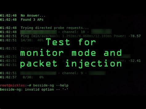 How To Test Wireless Network Adapter For Monitor Mode Packet
