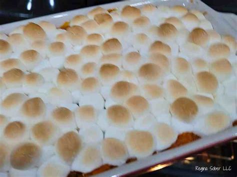 Simple Sweet Potato Casserole With Marshmallows Eat Travel Life