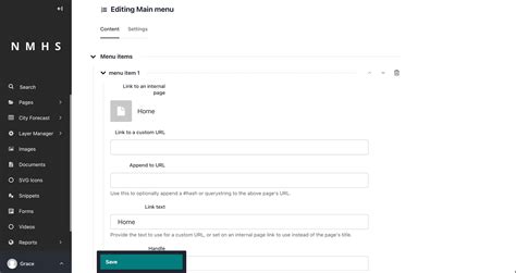Menus — Documentation Climweb Documentation 098 1 G4f8c596