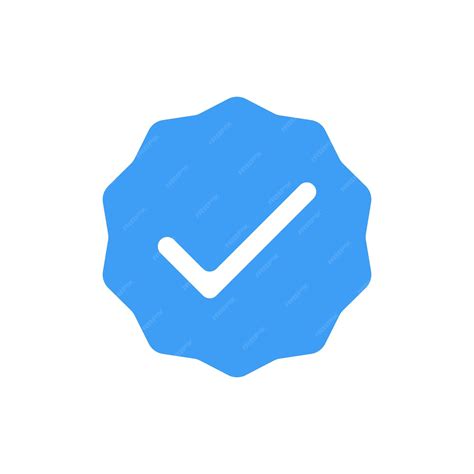 Premium Vector Blue Verified Icon Vector Verification Check Mark Vector