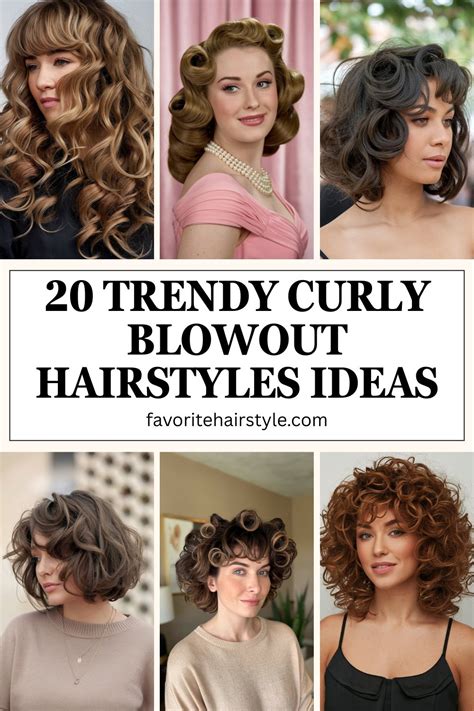Trendy Curly Blowout Hairstyles Ideas Favorite Hair Styles Trendy Haircuts For Men Women